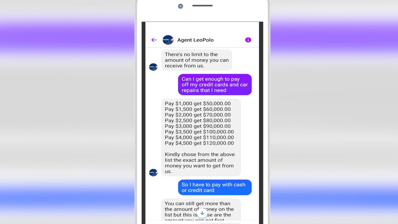 North Carolina woman warns of scam over Messenger