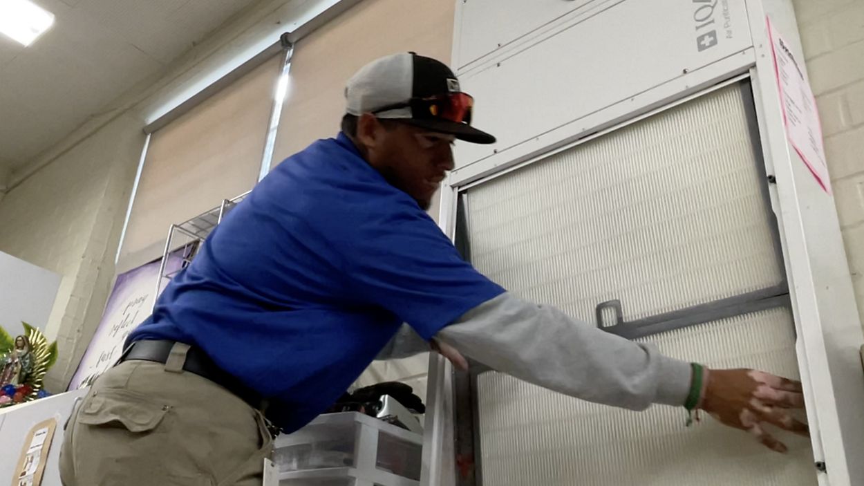 Air filters installed at schools in polluted communities