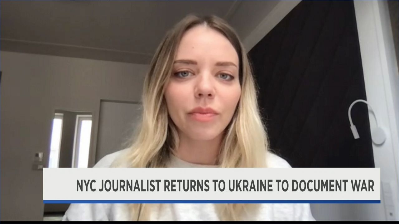 NYC journalist returns to Ukraine to document war