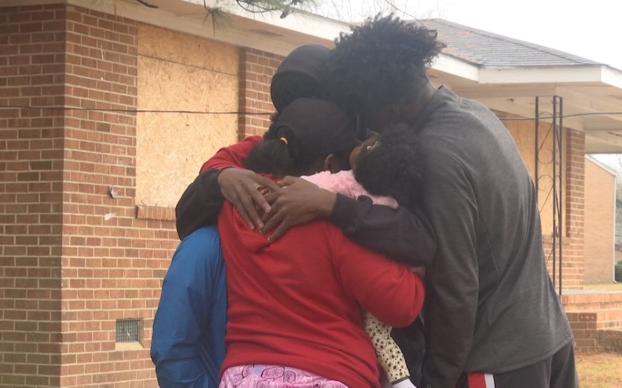 Family trying to rebuild after Christmas house fire