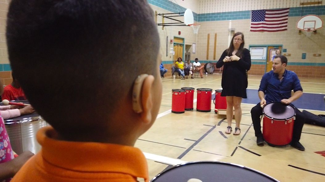Adaptive drumming class brings music to life for Milwaukee students