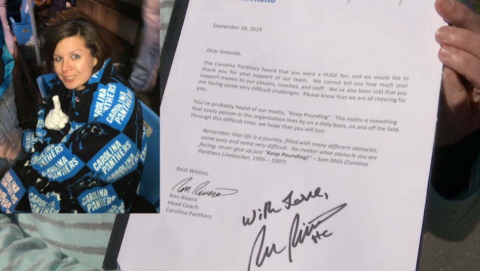 Ron Rivera's Autograph Meant A Lot for One Charlotte Mother