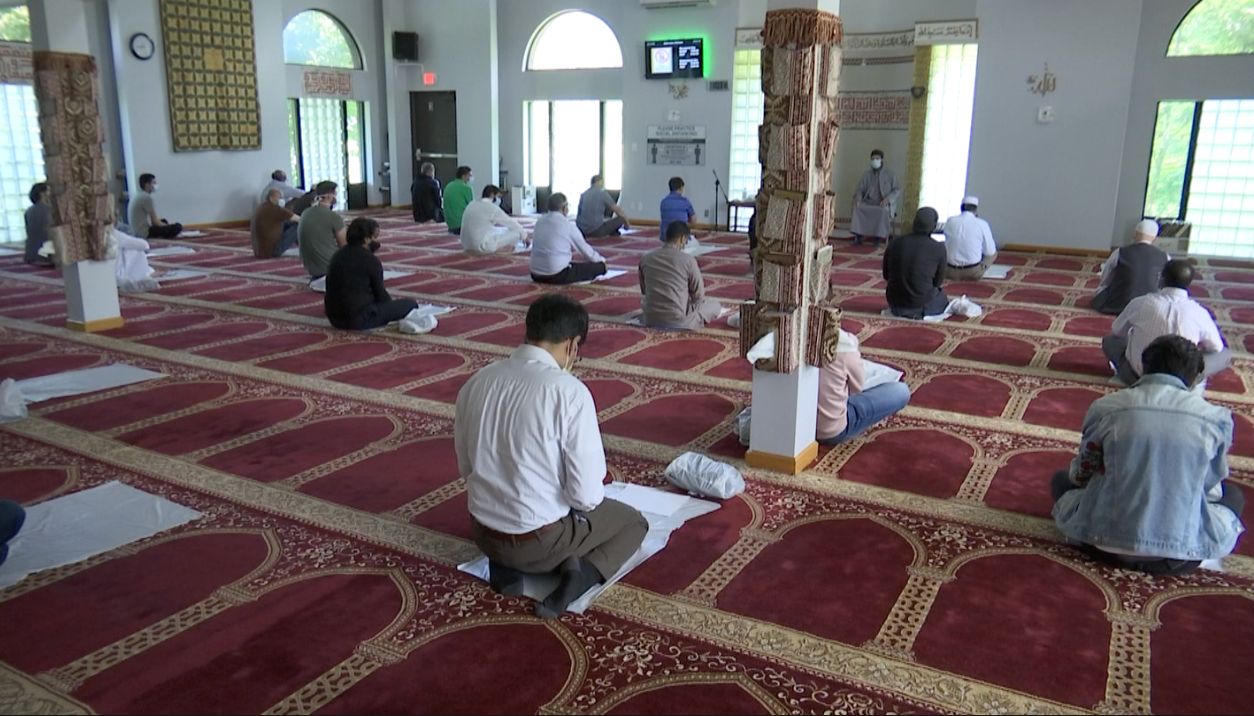 Islamic Center of Rochester Re-Opens for Prayer Service