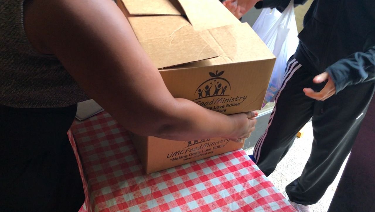 Library Hands Out Free Meals