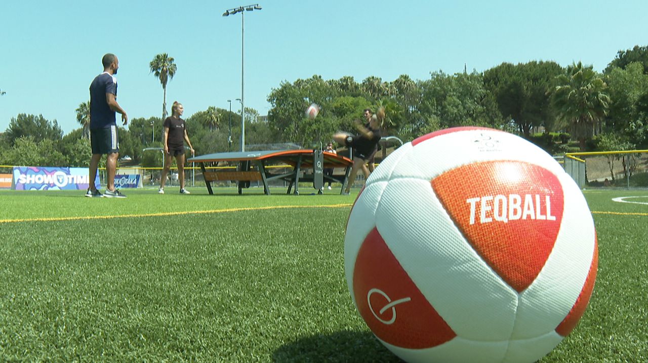 Growing sport, teqball, makes splash in Los Angeles