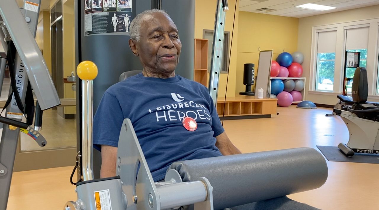 100-year-old veteran hits gym every day