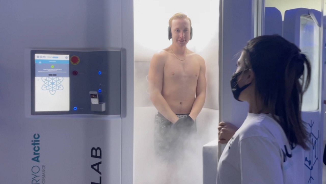 Cryotherapy aids high school athlete's recovery