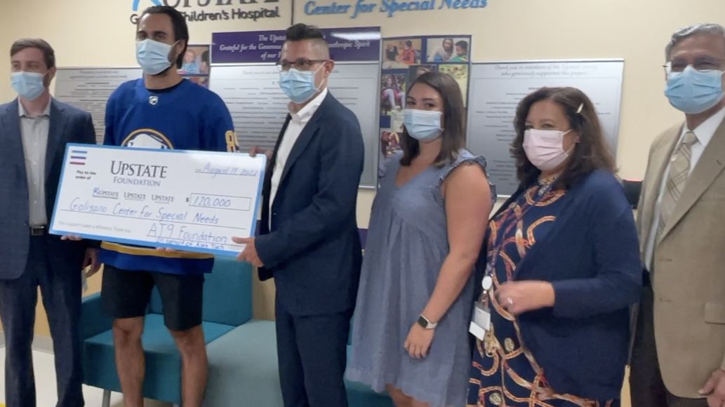 Alex Tuch's foundation raises funds for children