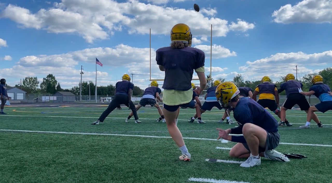 Female kicker one of three girls on Copley football team