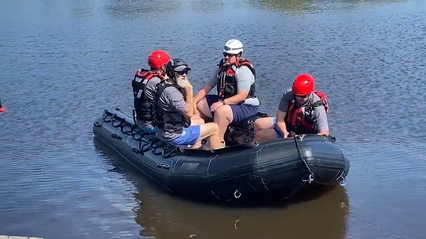 Training swift water rescue teams