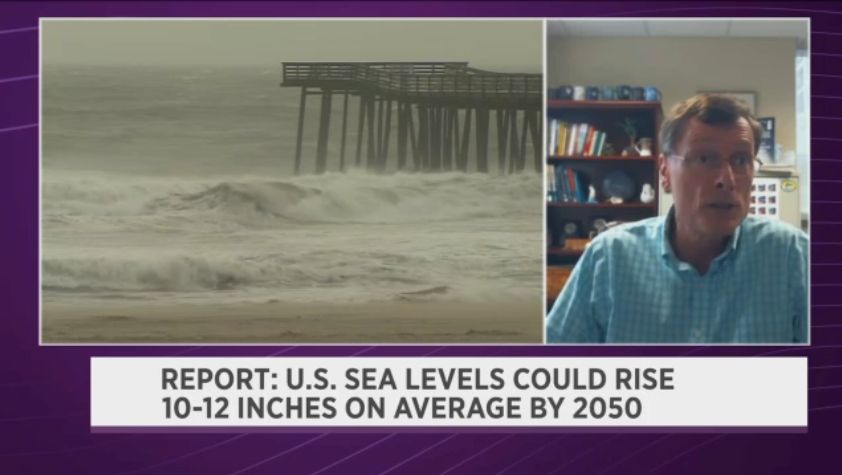 New report shows massive sea-level rise by 2050