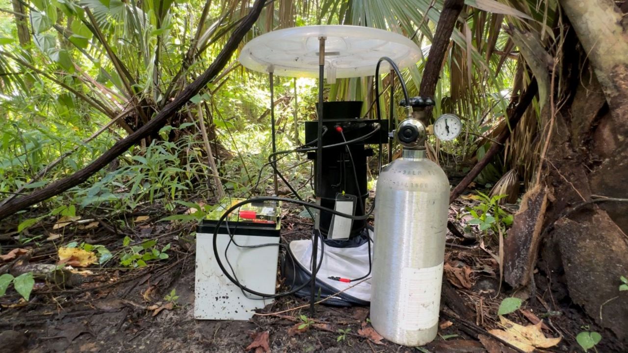 Seminole County sets tech traps to collect mosquitoes