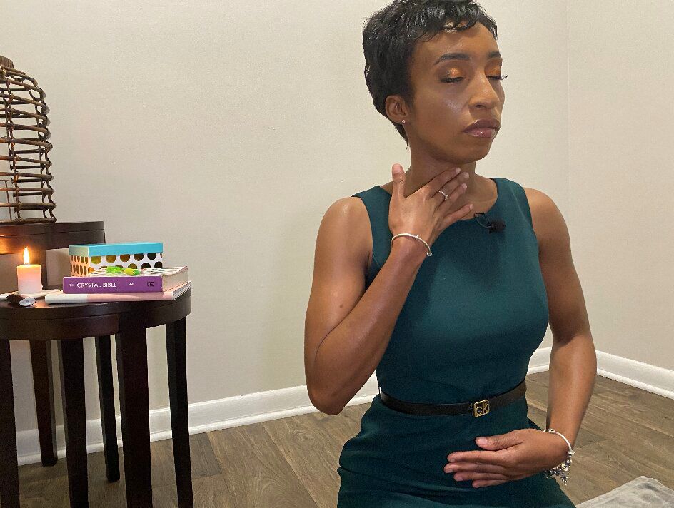 North Carolina woman meditates to cope during the pandemic