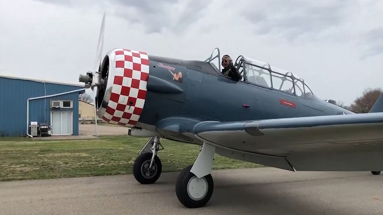 WWII Era Plane Taking Off With You As The Pilot