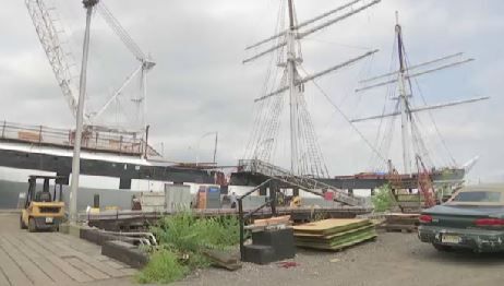 Ship Built in 1885 Being Restored on Staten Island
