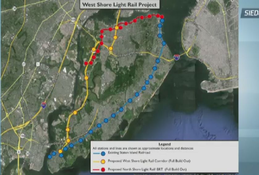 MTA Commits to Studying West Shore Light Rail