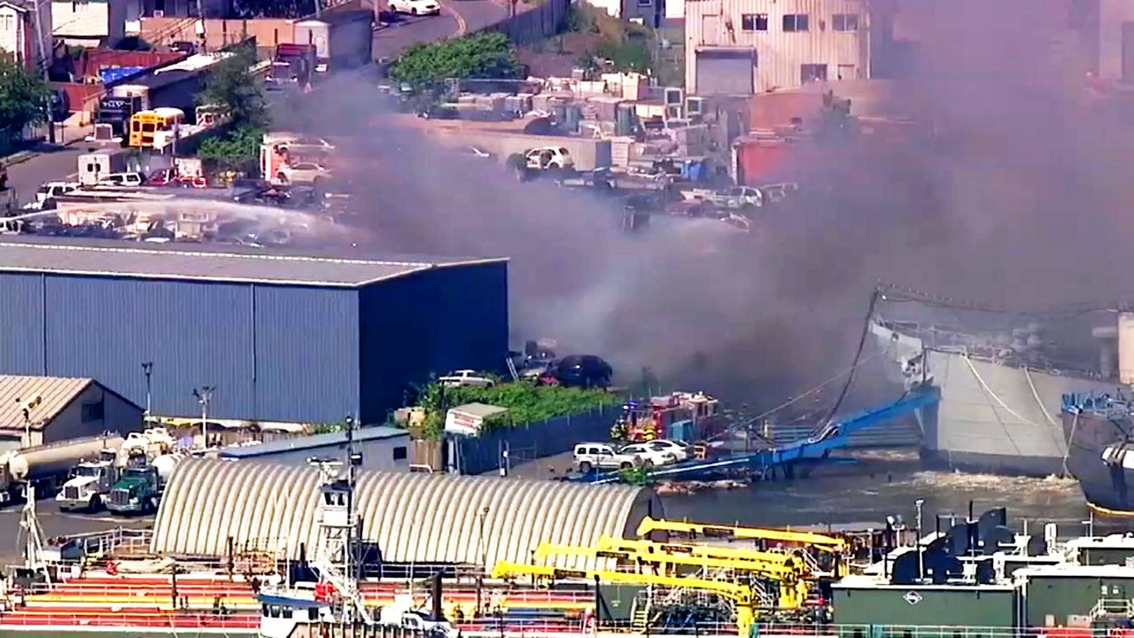 FDNY Crews Battle Staten Island Junkyard Fire