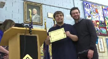 A Broadway Actor Acts as 'Principal for a Day'
