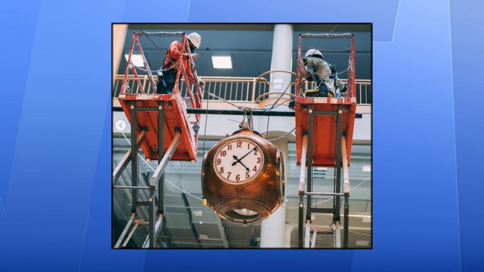 Historic Clock Restored and Reinstalled in Sibley Building