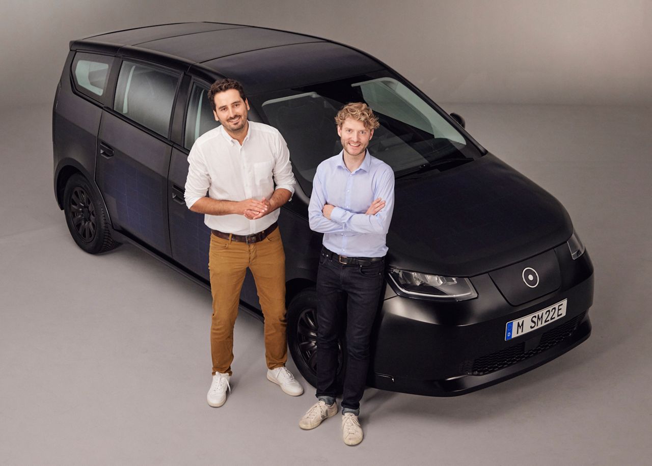 Sono solar car store