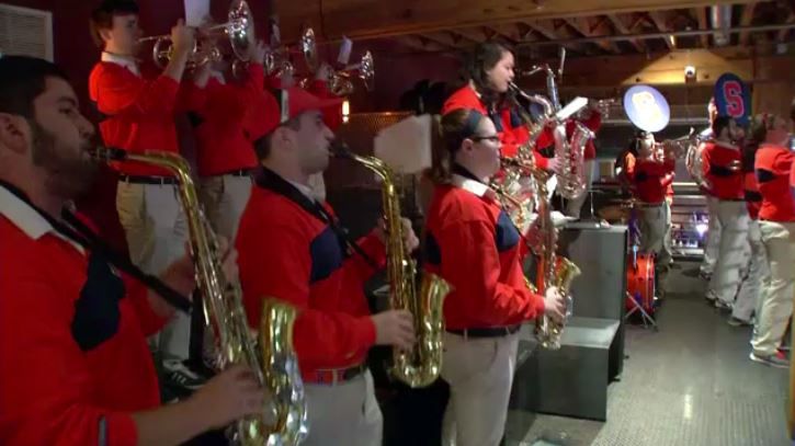 Syracuse Band Members Prepare for Final Four