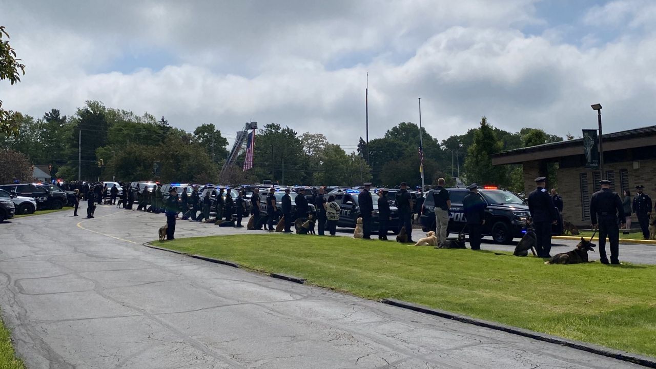 Funeral for fallen Euclid officer to begin this morning