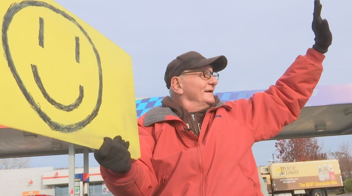 Have You Seen This Man? Syracuse Resident Brings Smiles to Drivers