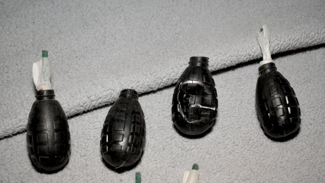 Explosive device found on suspect at courthouse protest