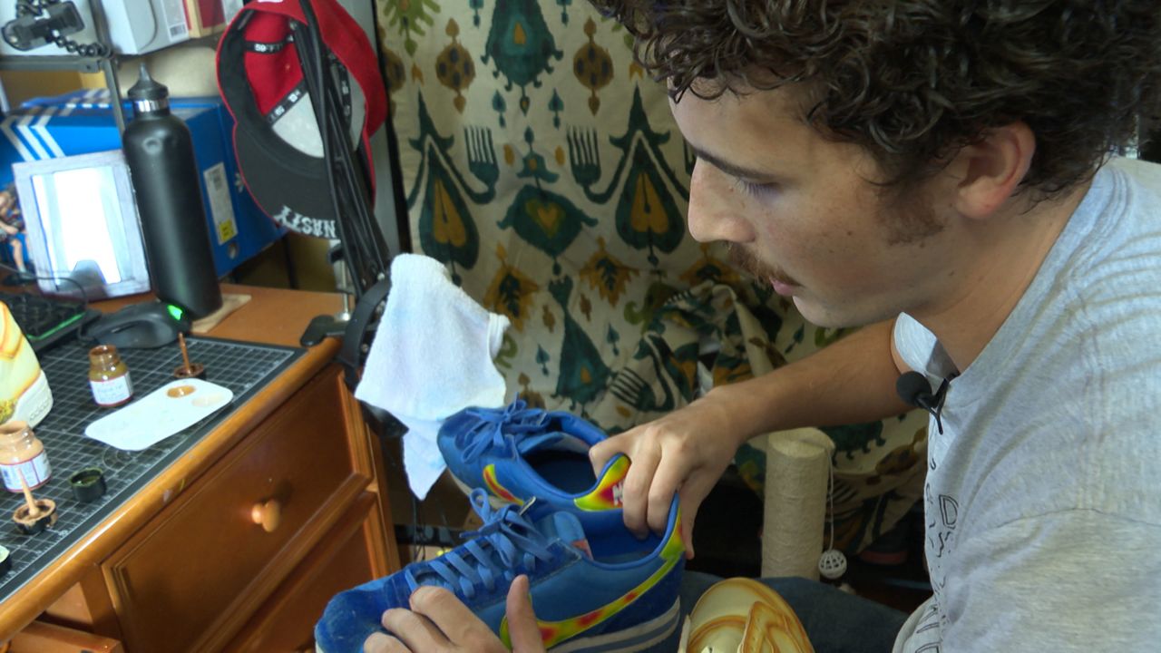 Artist Finds His Niche as Sneaker Customizer