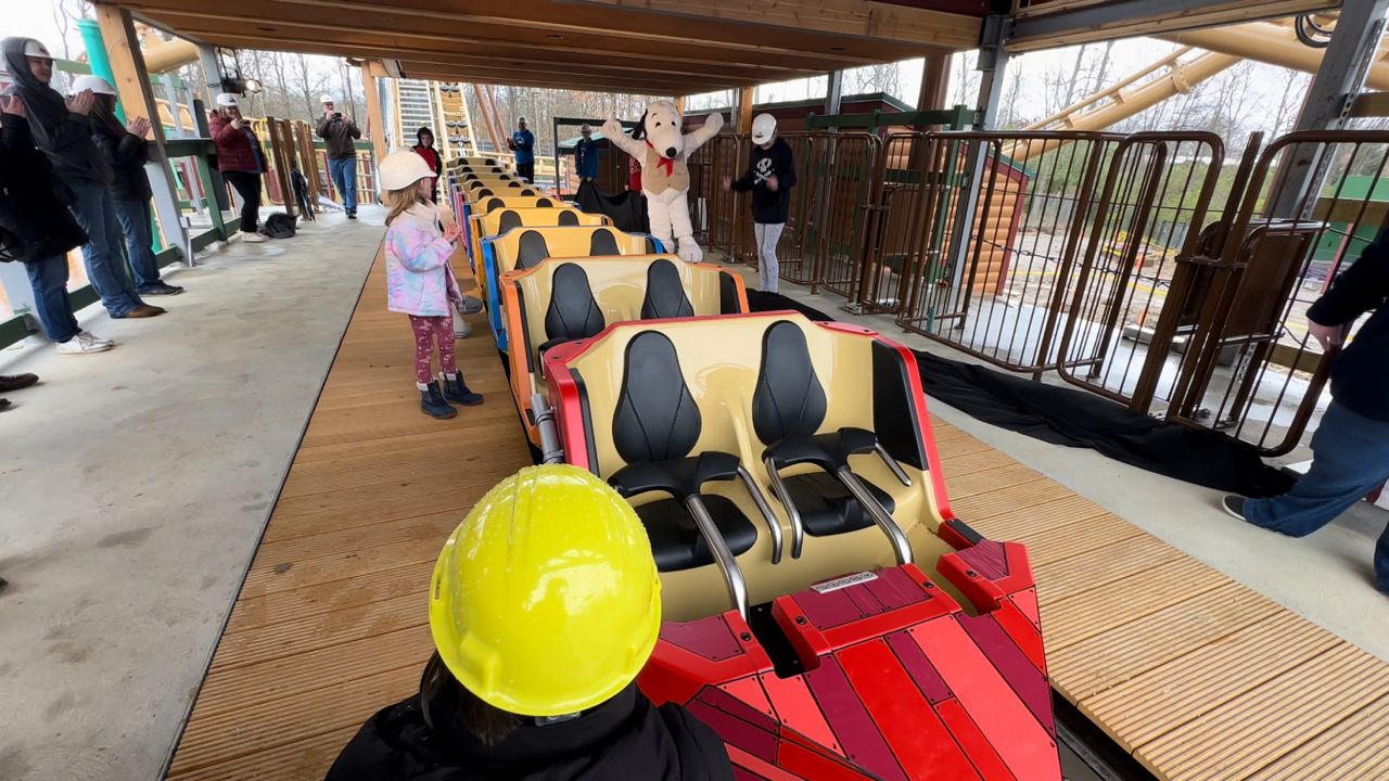 Camp Snoopy construction progressing at Kings Island
