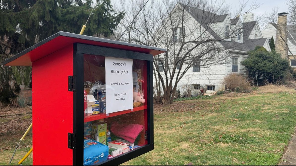 Louisville family gives back through blessing box