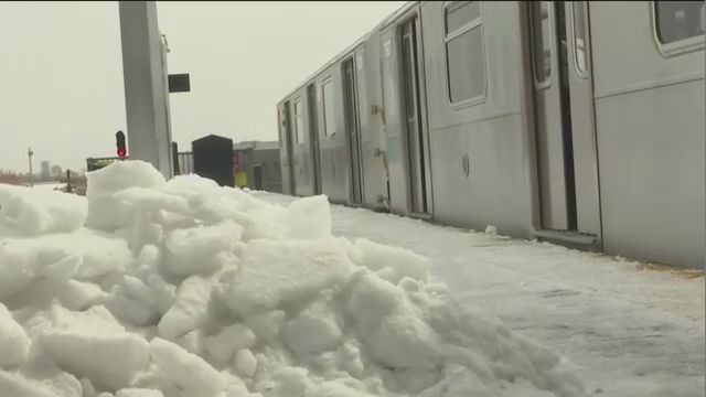 Day After Storm, Many Subway Stairways and Platforms in City Not ...
