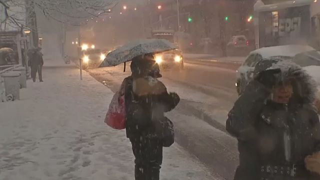 Brief Winter Storm Makes for Messy Morning Commute