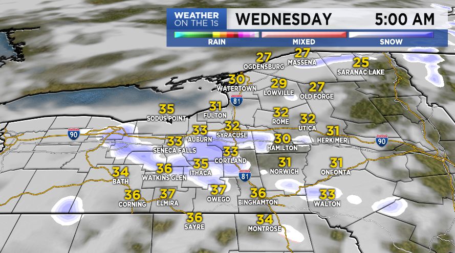 Central New York Forecast Today