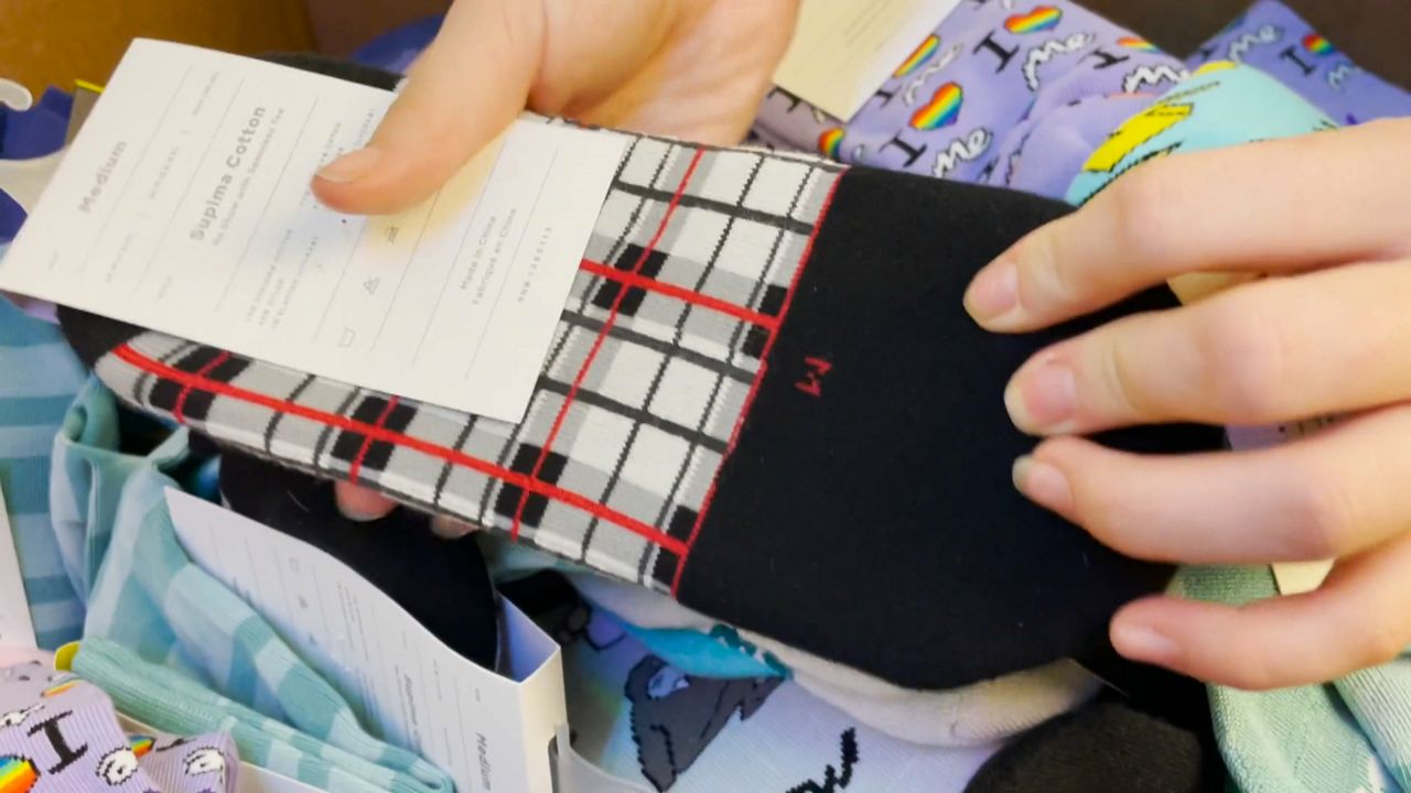 Students, nonprofit collecting socks for homeless people