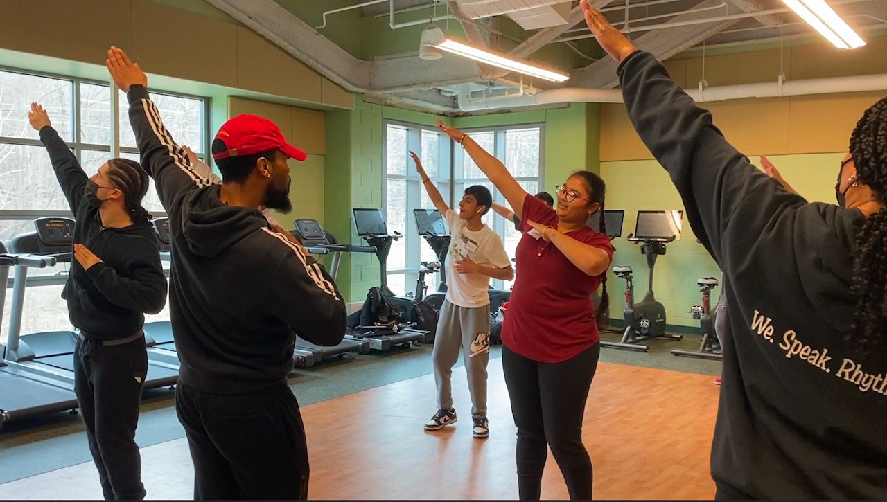 Students learn African American step dance at Taconic High