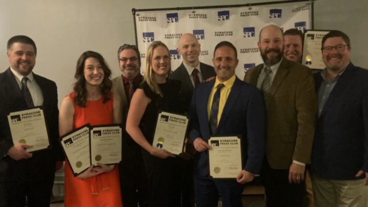 Spectrum News 1 team awarded at Syracuse Press Club Awards