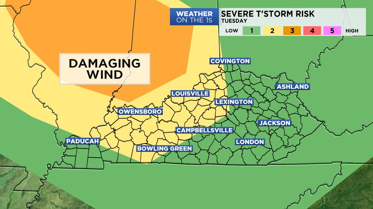 Tracking Severe Thunderstorms Tuesday