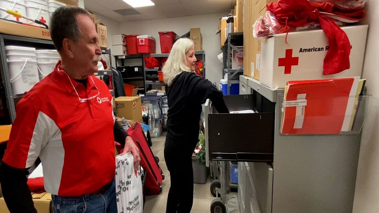 Volunteering with the American Red Cross at home