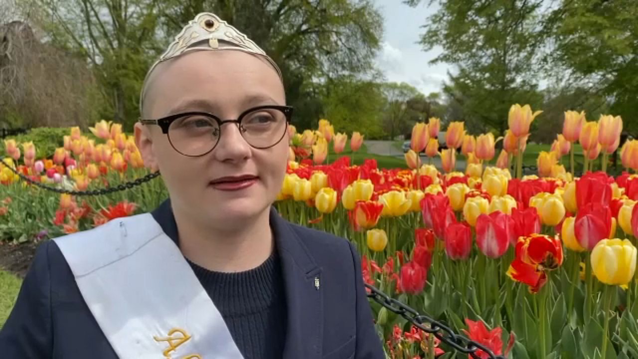 Catching up with Sam Mills since being crowned Tulip Queen