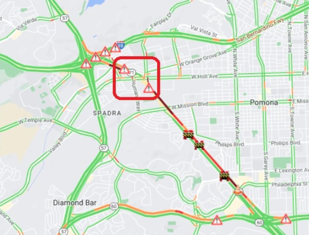 Pothole damage prompts Caltrans to close parts of SR-71