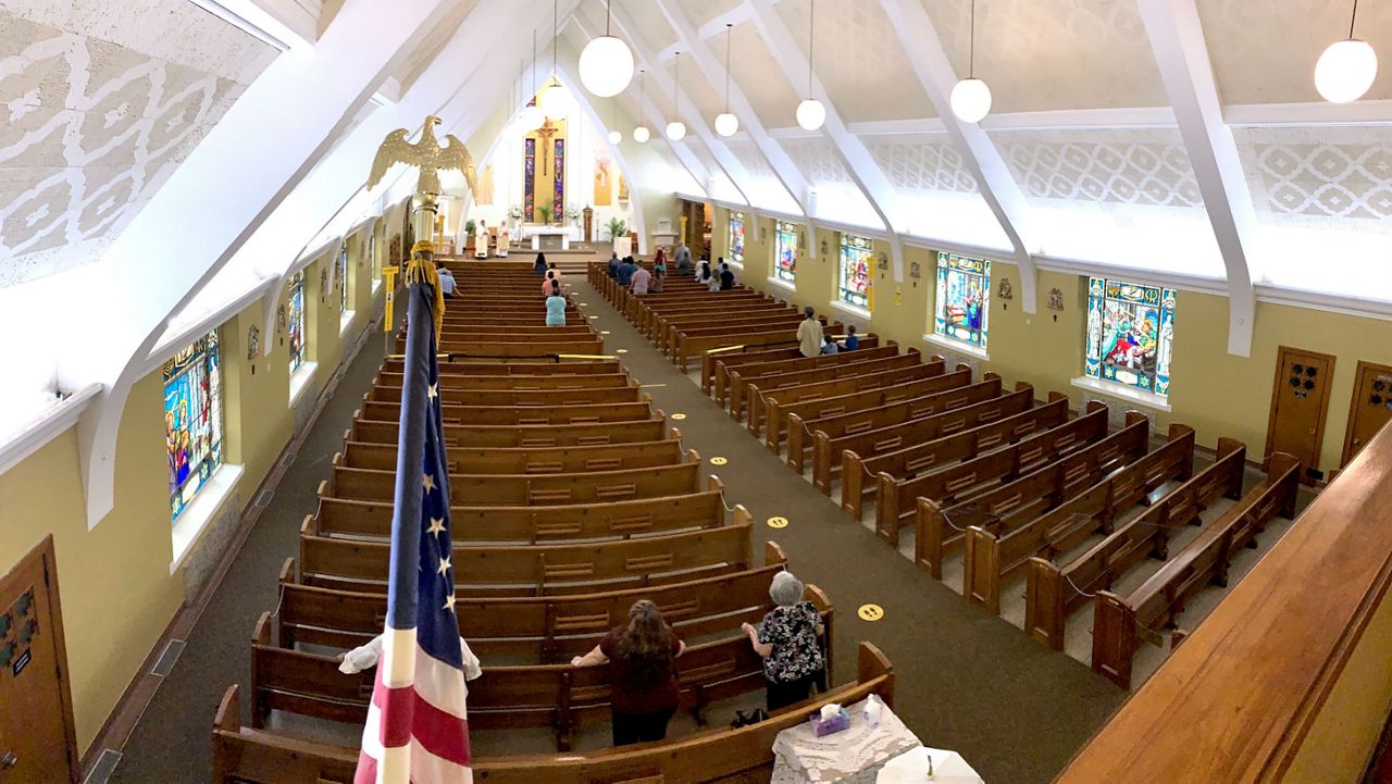 Texas Catholics Return to Mass with Extra Precautions