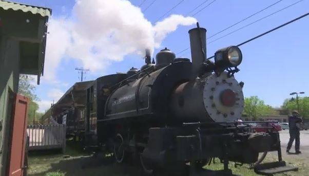 First Steam Powered Train Since 1949 on New York Central Railroad