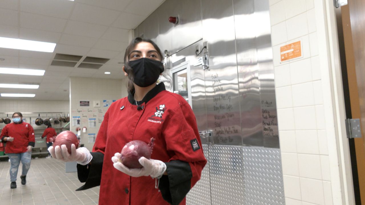 High school chefs learn to adapt during pandemic