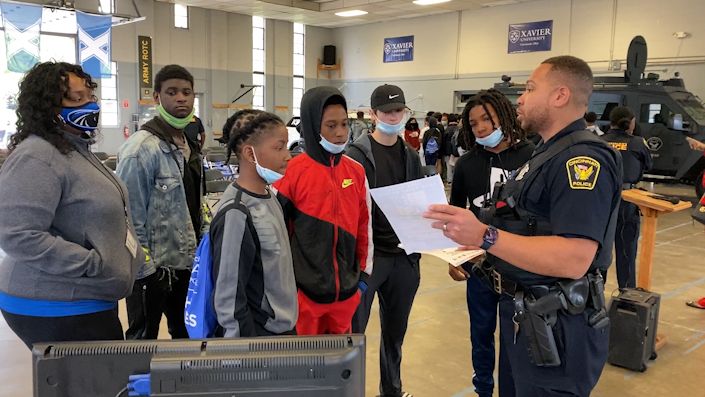 Students get firsthand look at a career in law enforcement