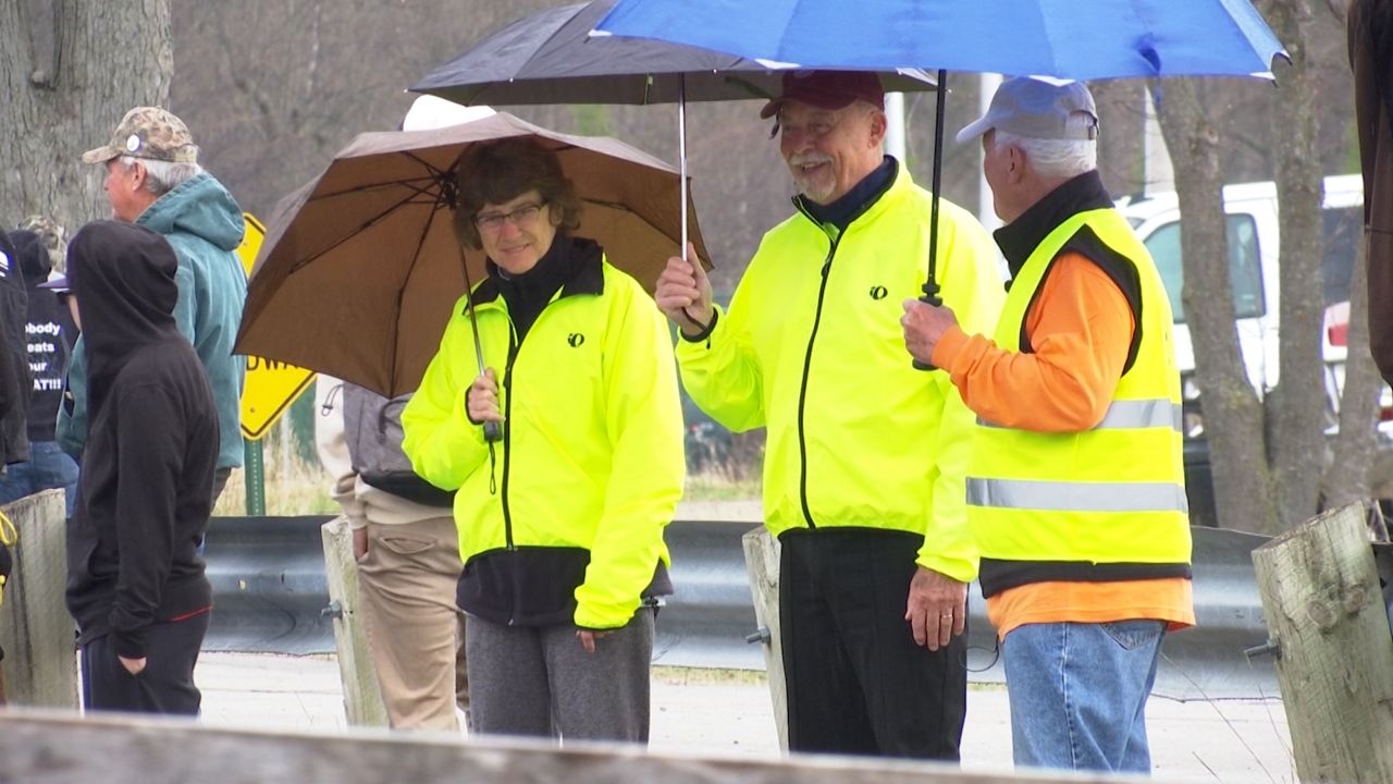 Sturgeon guards help spawning season flow smoothly