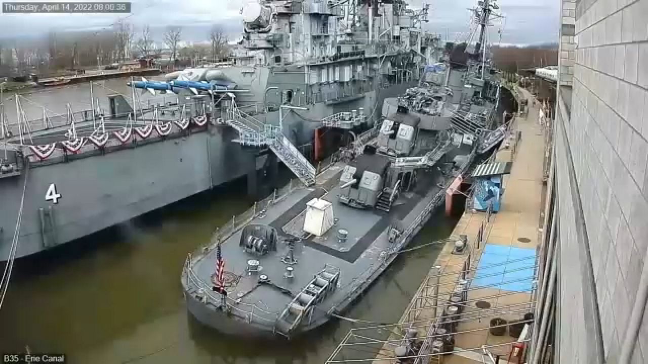 Time-lapse video shows sinking of USS The Sullivans