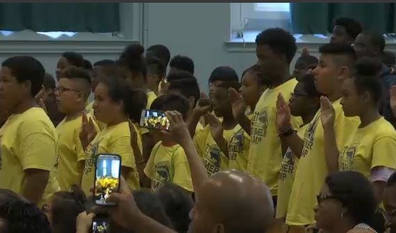 Students graduate from NYPD summer camp
