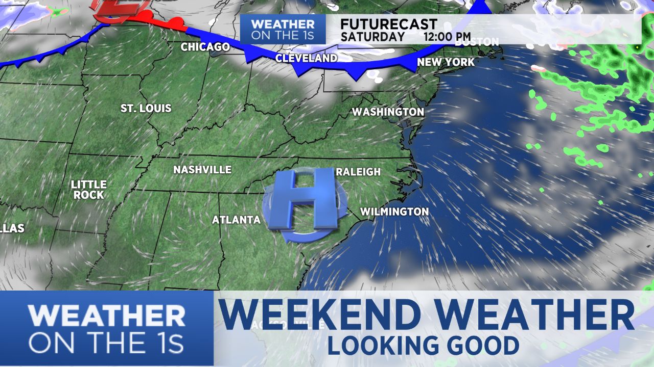 Cooler Friday, then warmer for the weekend