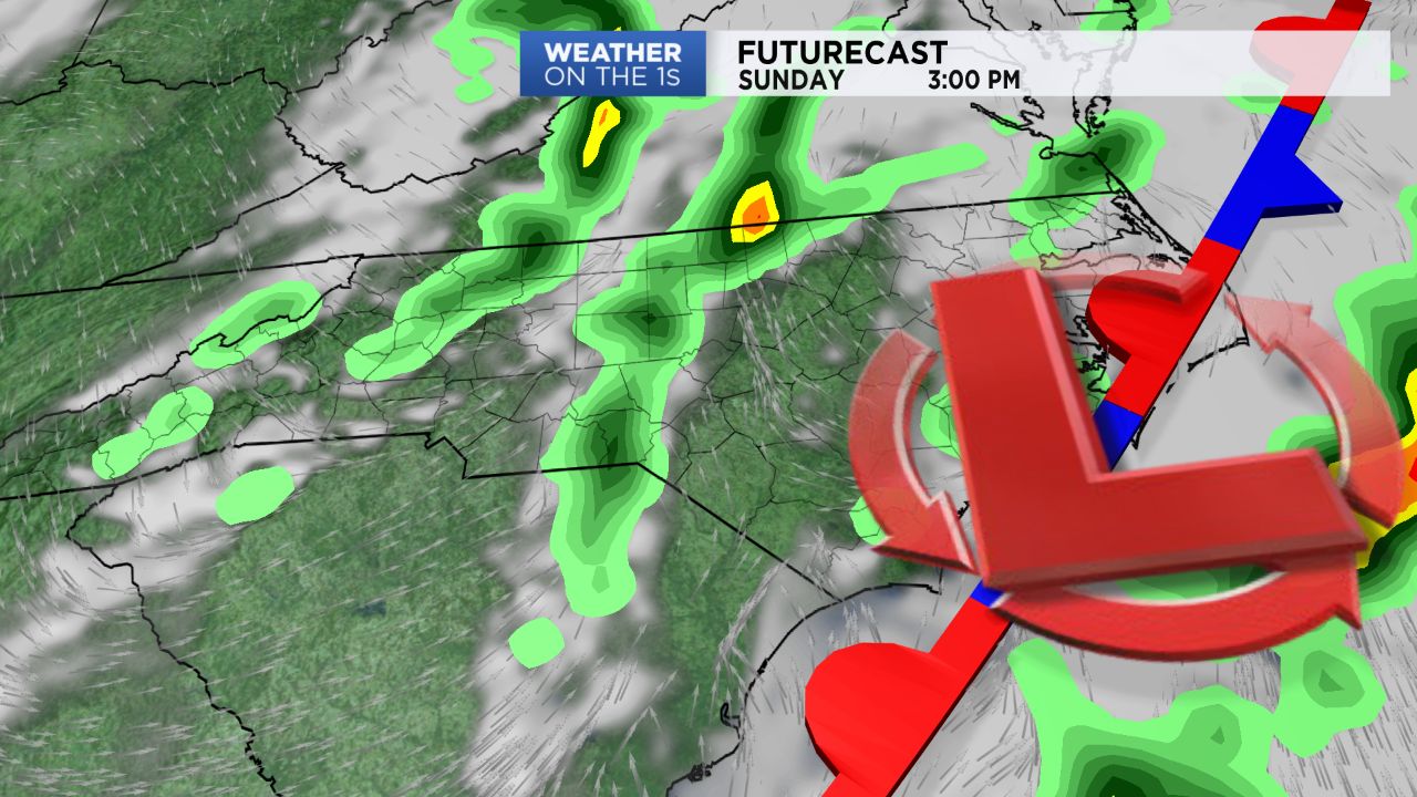 Rain chances increase through the weekend